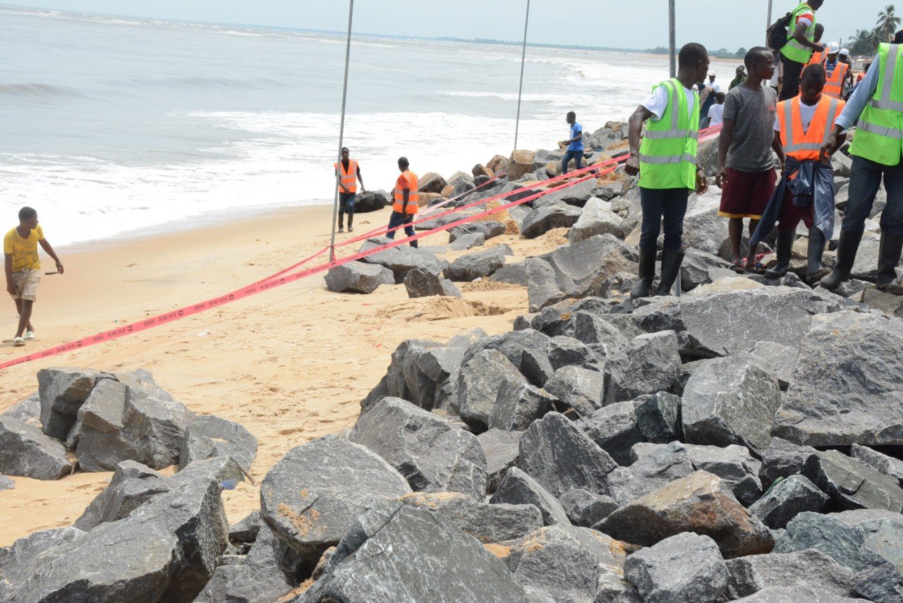 Liberia’s President Weah launches new coastal resilience project with ...