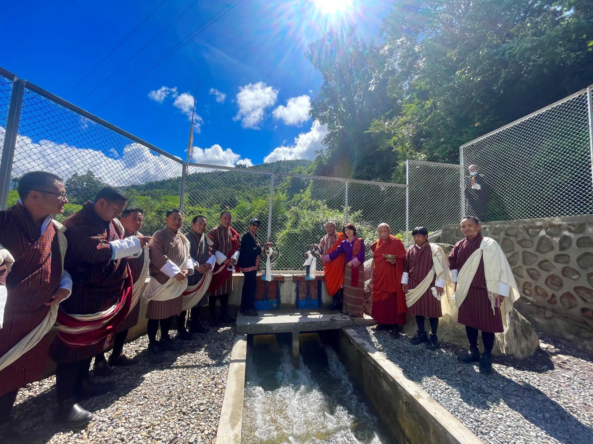 In Bhutan, a new irrigation system provides a much-needed steady supply ...
