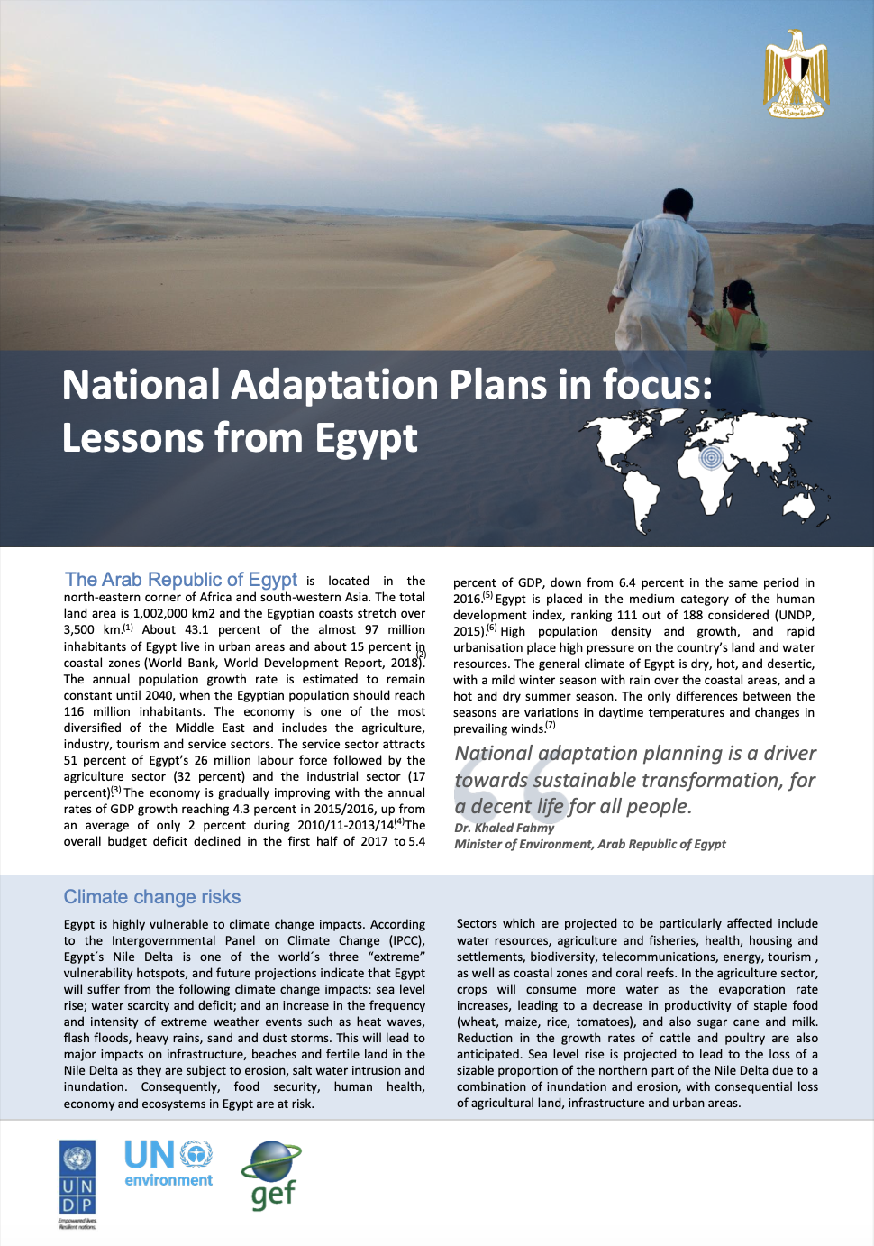National Adaptation Plans in focus: Lessons from Egypt | UNDP Climate ...
