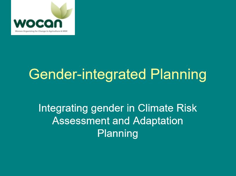 Powerpoint Presentation: 'Gender-integrated Planning: Integrating ... Powerpoint Presentation: 'Gender-integrated Planning: Integrating ...