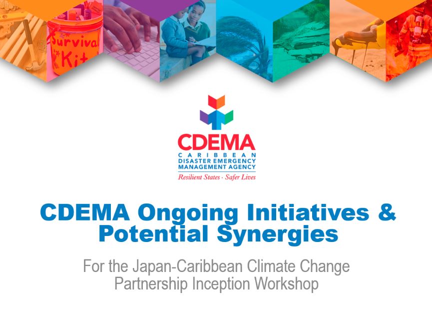 J-CCCP Inception Workshop - CDEMA Presentation | UNDP Climate Change ...