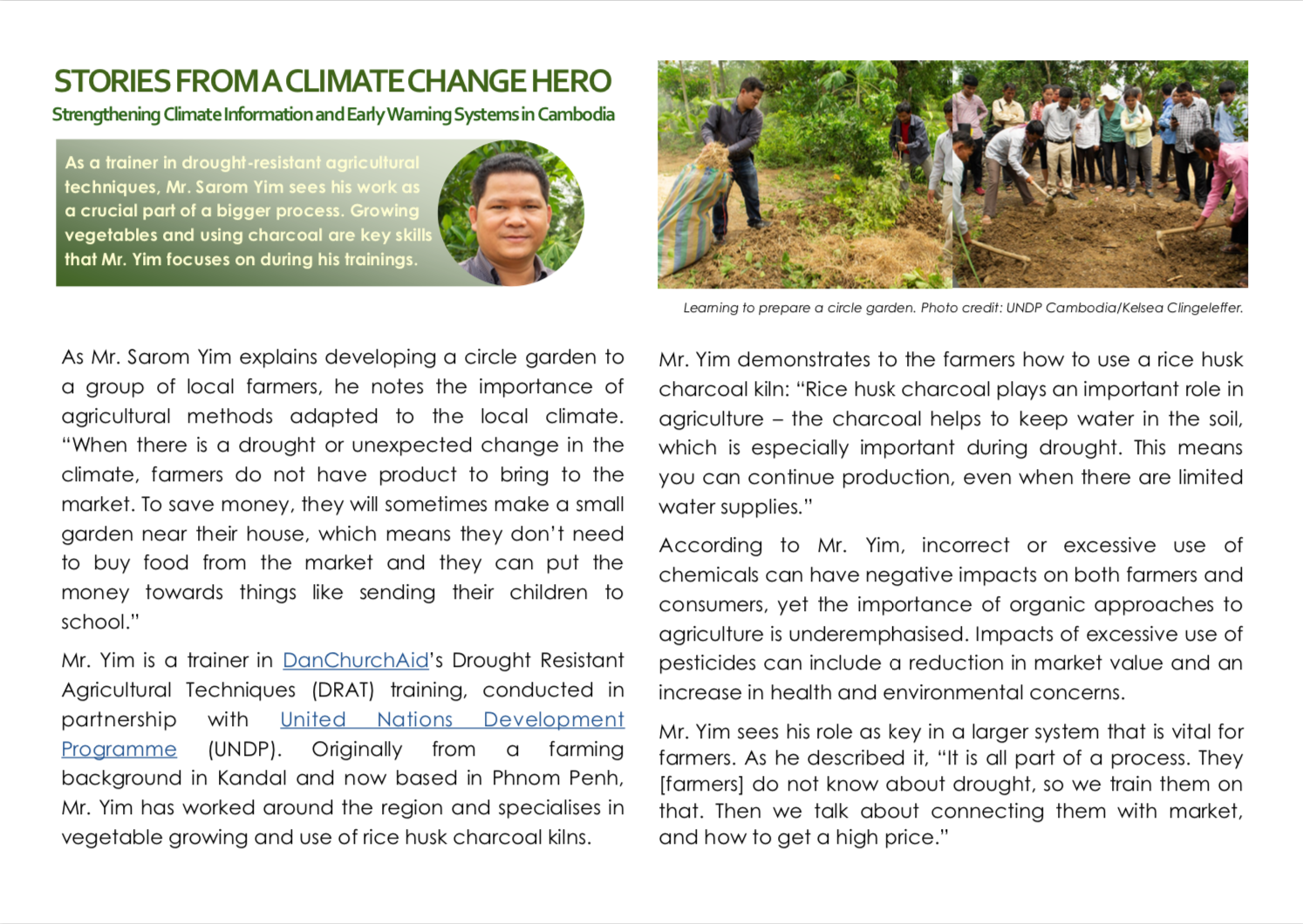 Cambodian Climate Hero Profile: Mr. Sarom Yim | UNDP Climate Change ...