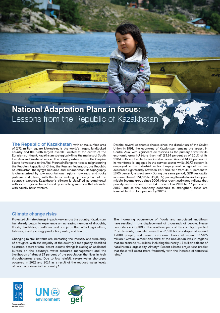 National Adaptation Plans in focus: Lessons from Kazakhstan | UNDP Climate Change Adaptation