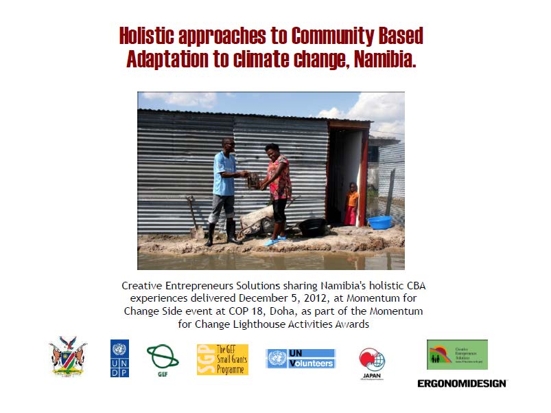 Holistic approaches to Community Based Adaptation to climate change ...