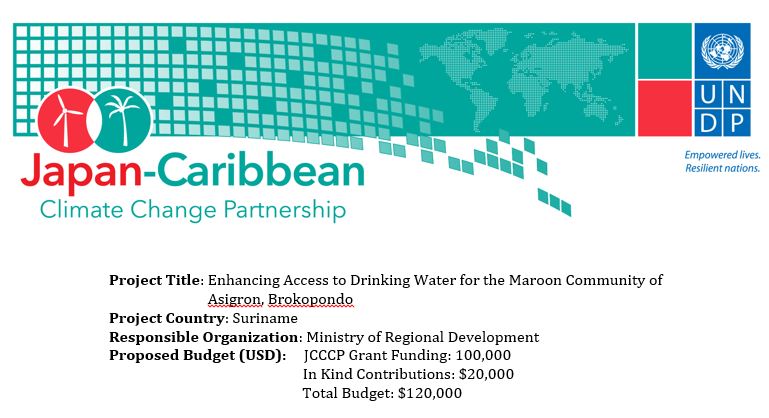 Suriname - Enhancing Access to Drinking Water for the Maroon Community ...