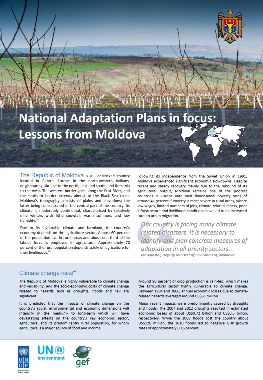 National Adaptation Plans in focus: Lessons from Moldova | UNDP Climate ...
