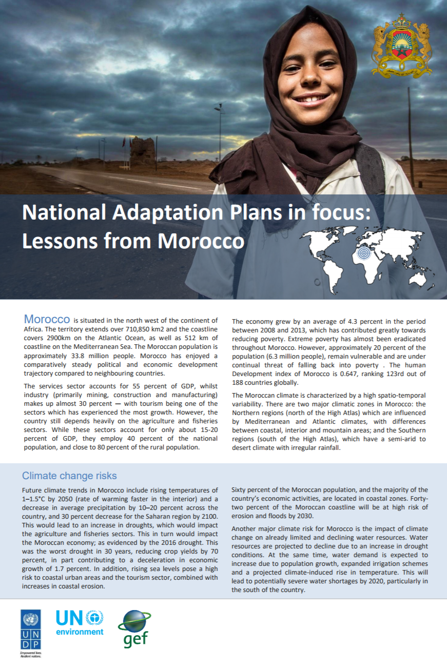 National Adaptation Plan process in focus: Lessons from Morocco | UNDP ...
