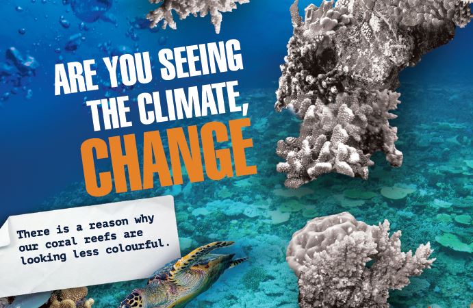 'Feel the Change' Campaign - Coral Reef Poster | UNDP Climate Change ...