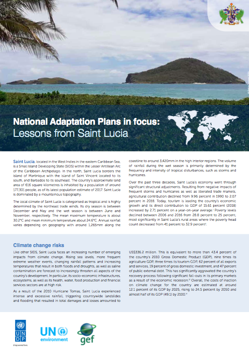 National Adaptation Plans in focus: Lessons from Saint Lucia | UNDP Climate Change Adaptation