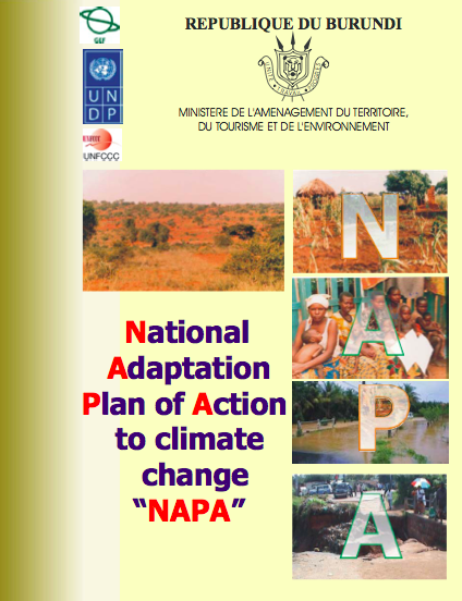 Burundi National Adaptation Programme of Action (NAPA) Official ...