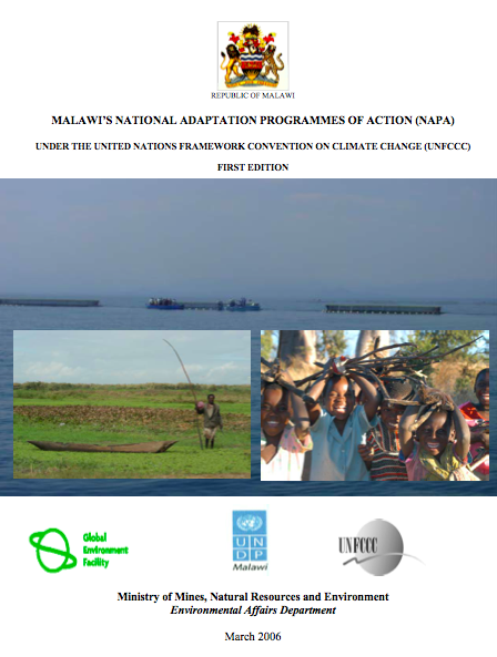 Malawi National Adaptation Programme of Action (NAPA) Official Document ...