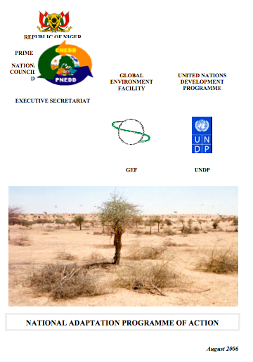 Niger National Adaptation Programme of Action (NAPA) Official Document ...