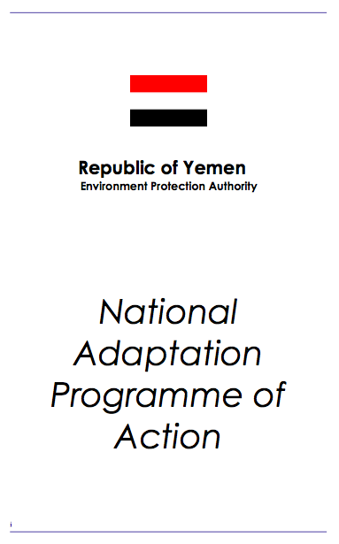 Yemen National Adaptation Programme of Action (NAPA) Official Document ...