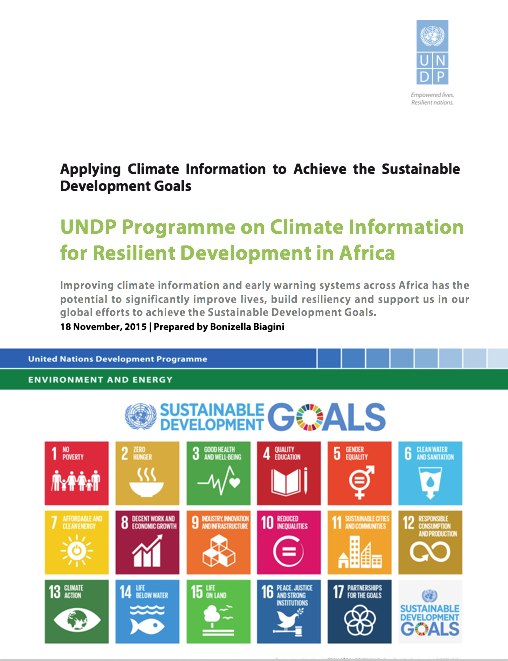 Applying Climate Information to Achieve the Sustainable Development ...