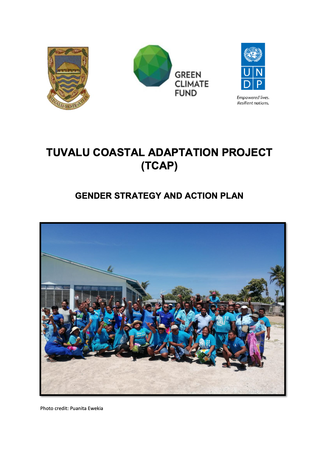 Gender Strategy and Action Plan | TCAP | 2020 | UNDP Climate Change ...