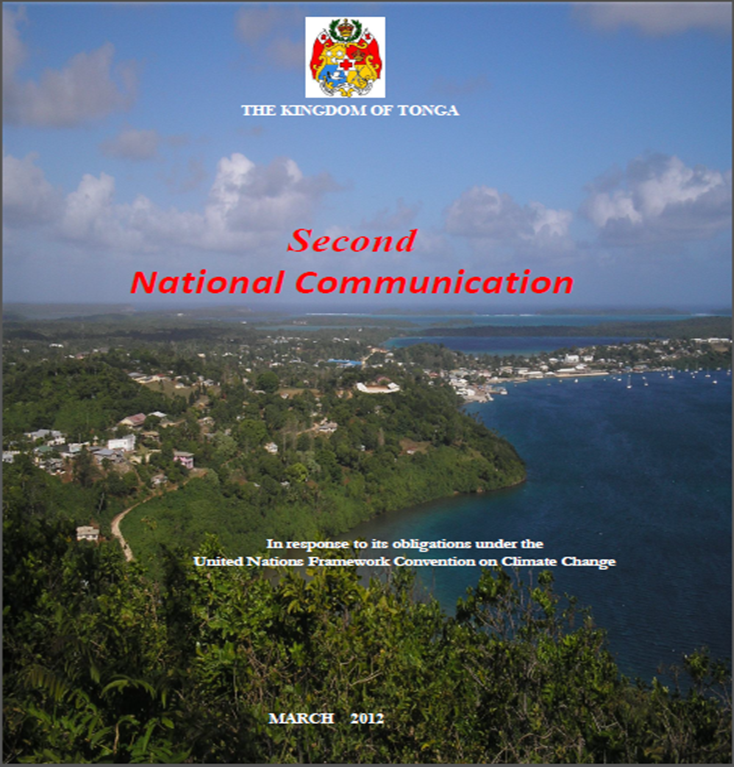 Tonga- Second National Communication 2012 | UNDP Climate Change Adaptation