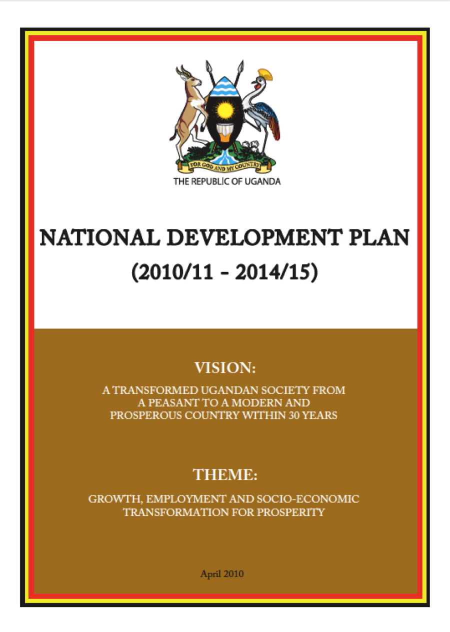 Uganda’s National Development Plan (2010/11-2014/15) – April 2010 ...