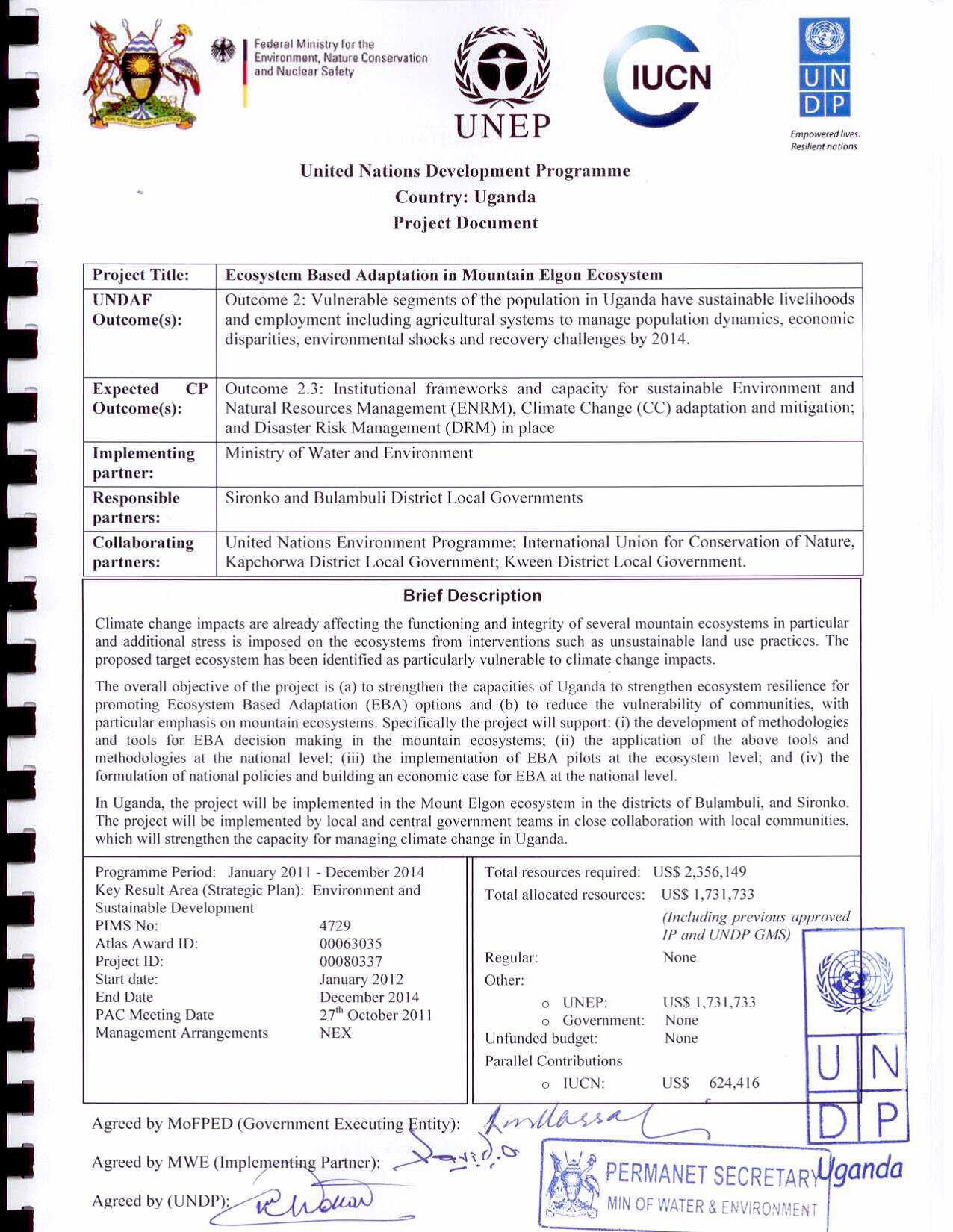 Ecosystem Based Adaptation in Mountain Elgon Ecosystem | UNDP Climate ... Ecosystem Based Adaptation in Mountain Elgon Ecosystem | UNDP Climate ...