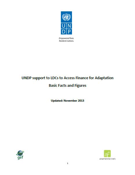 UNDP support to LDCs to Access Finance for Adaptation Basic Facts and ...