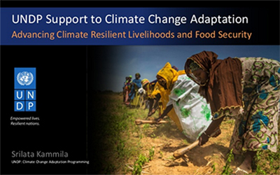 UNDP Support to Climate Change Adaptation Advancing Climate Resilient ...